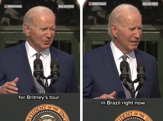 Em nova gafe, Biden mistura Taylor Swfit, Britney Spears, Beyonce, peru ...